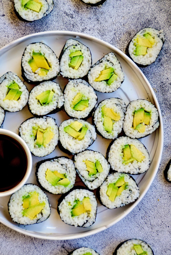 Avocado Sushi Rolls » Kay's Clean Eats