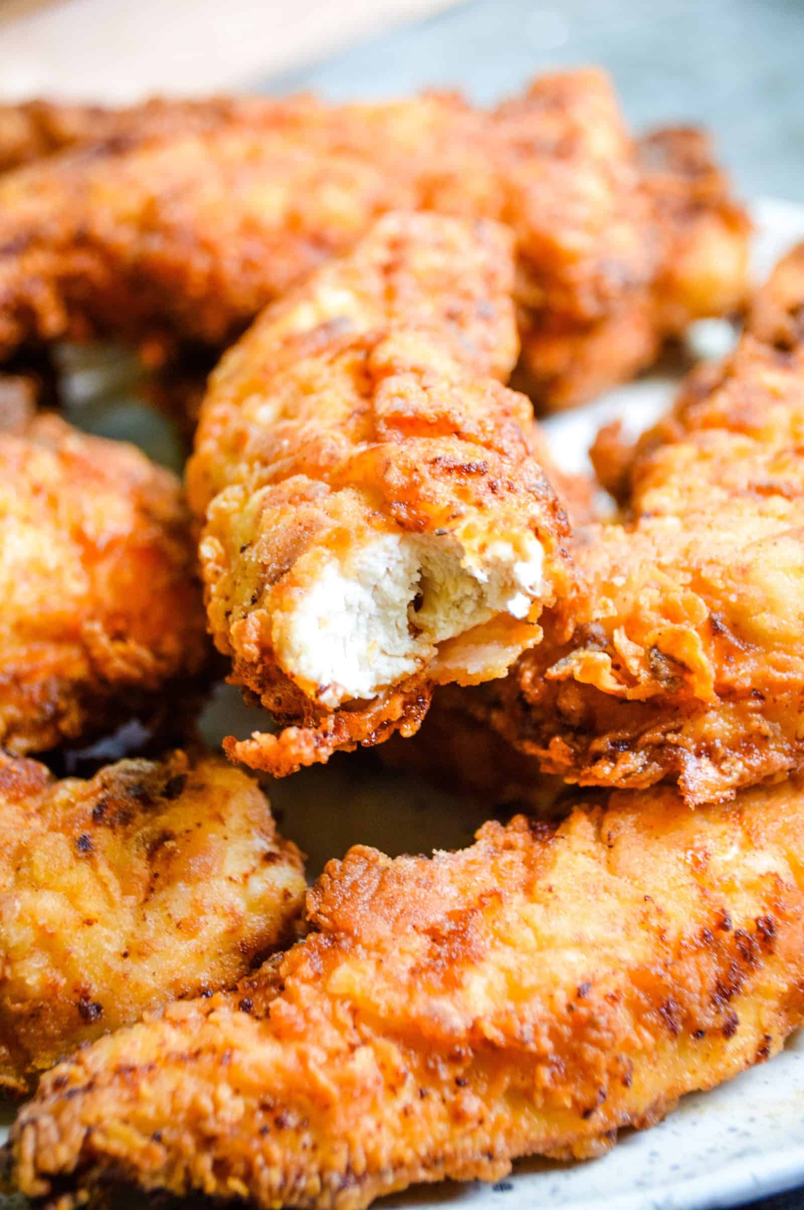Crispy Chicken Tenders: Juicy Inside, Crunchy Outside » Kay's Clean Eats