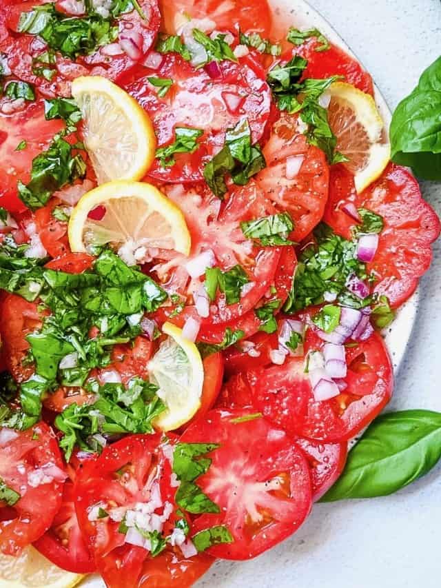 Garden Fresh Marinated Tomatoes: The Best Summer Tomato Side Dish ...