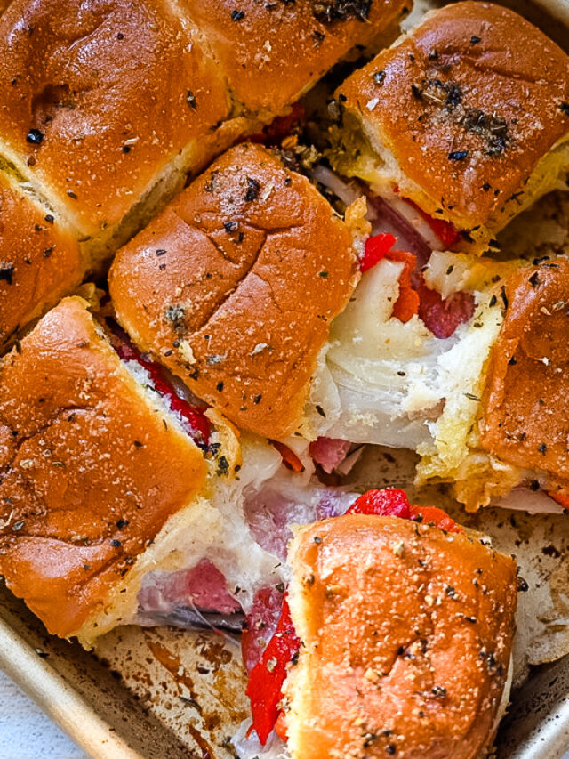 How to Make EASY Italian Sandwich Sliders » Kay's Clean Eats