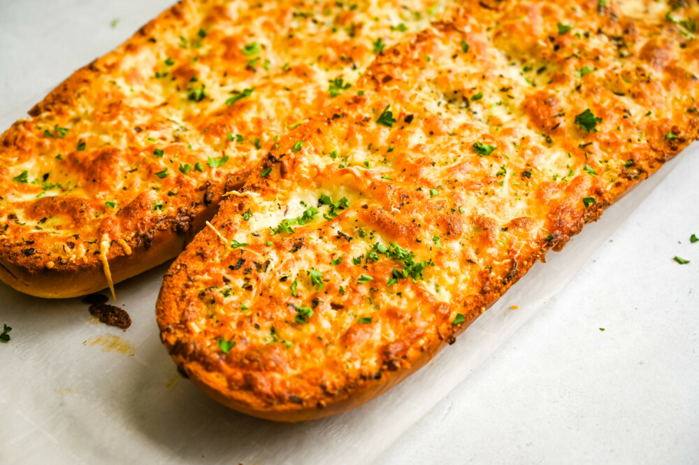 Cheesy Garlic Bread | Kay's Clean Eats