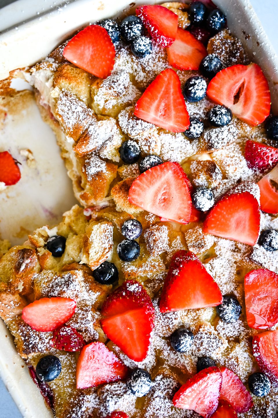 Berries and Cream French Toast Bake » Kay's Clean Eats