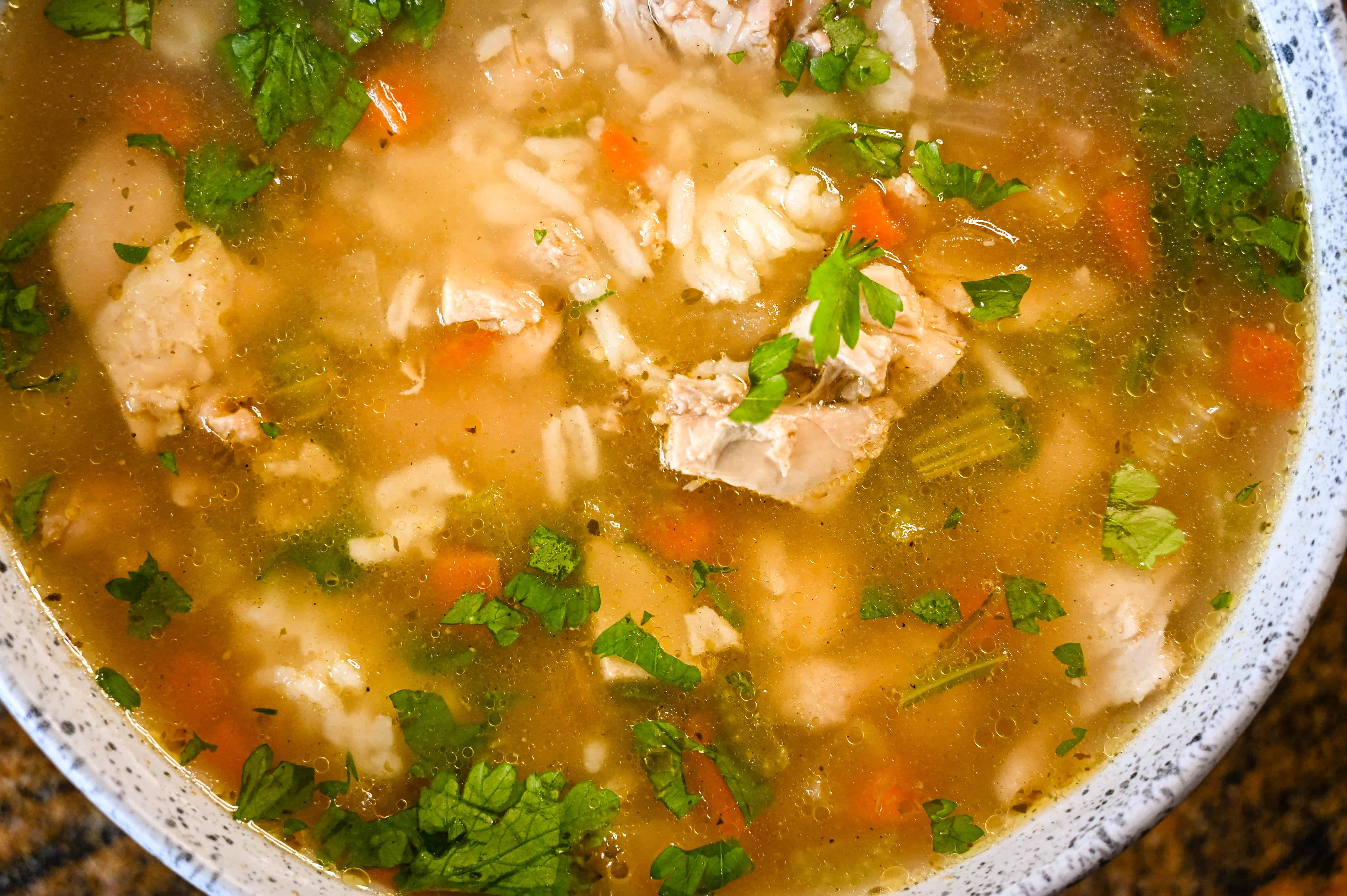 30-Minute Chicken & Rice Soup Coaches Make & Kids Love » Kay's Clean Eats